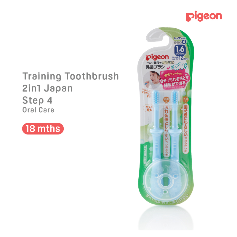 Pigeon Training Toothbrush Step 4 - Blue